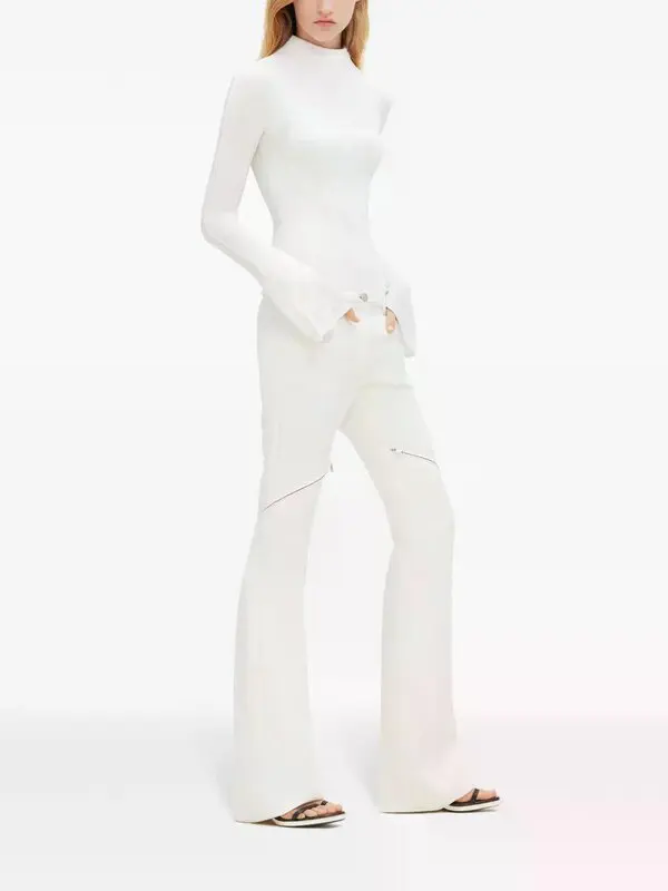 COURREGES Ellipse Zipped Twill Trousers