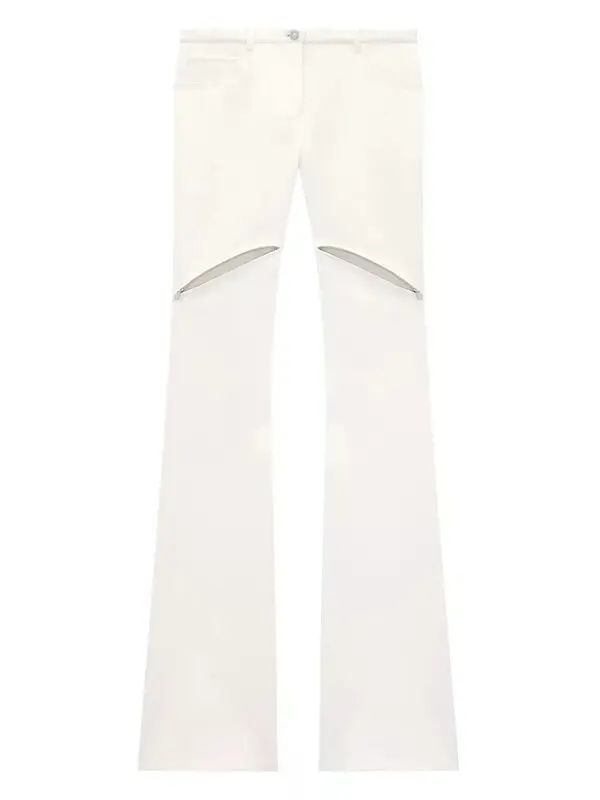 COURREGES Ellipse Zipped Twill Trousers