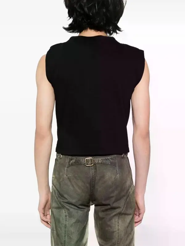P.L.N. Zip-embellished Tank Top