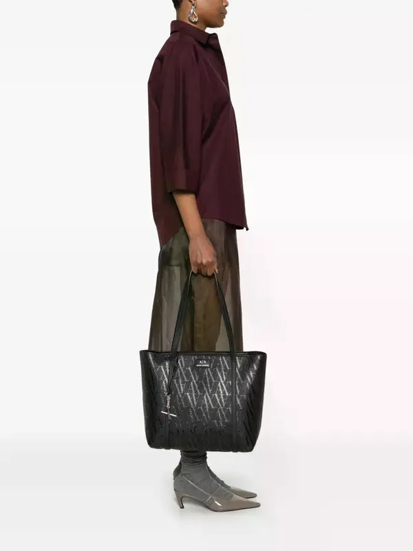 Armani Exchange Logo-pattern Tote Bag