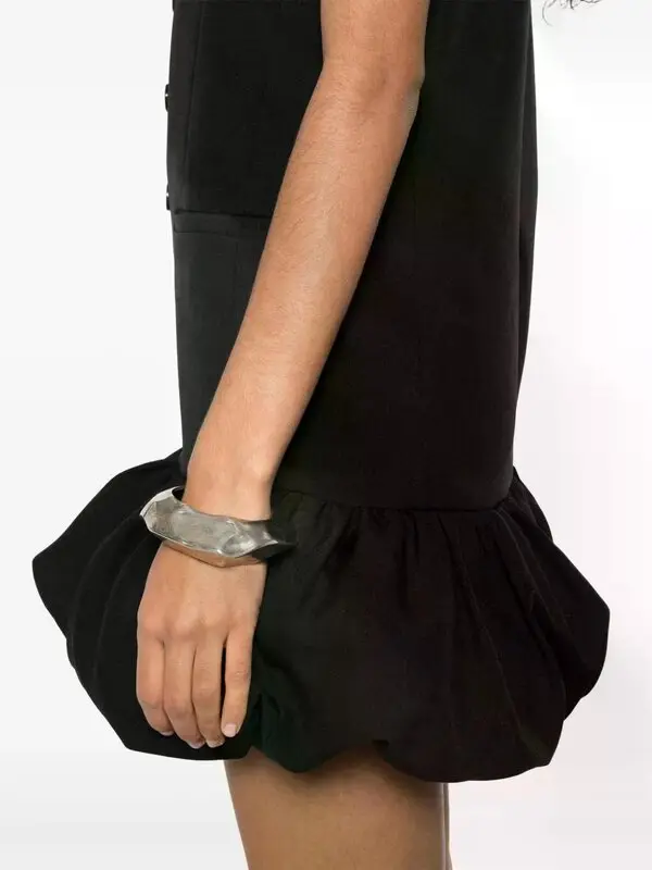 Coperni Gathered Tailored Mini Dress