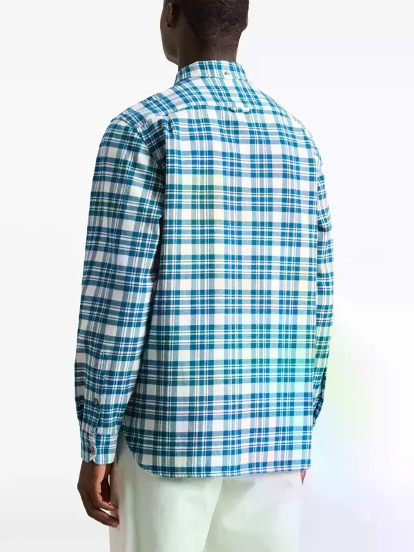 Woolrich Check Pattern Flannel Shirt - Blue