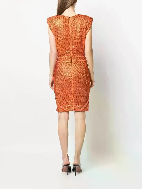 Philipp Plein Rhinestone Fitted Dress