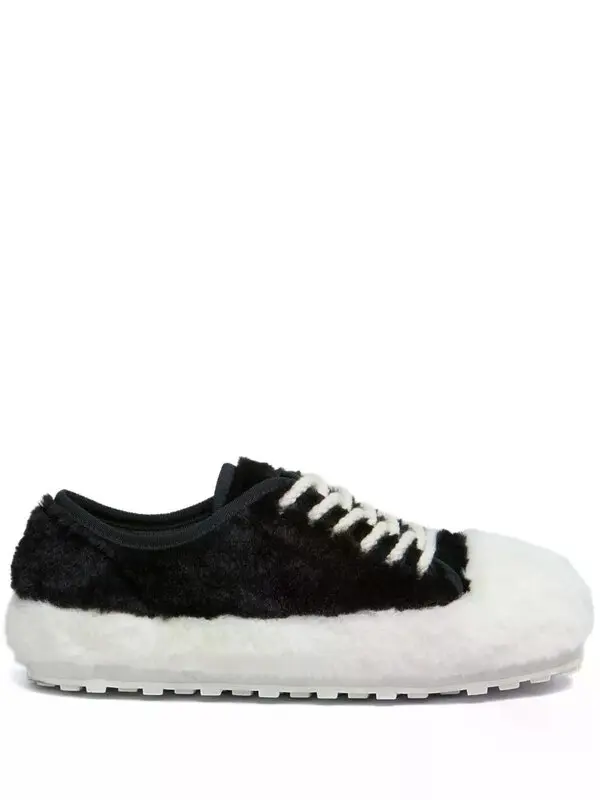 Marni Teddy Lace-up Sneakers - Black