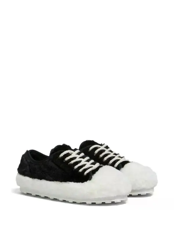 Marni Teddy Lace-up Sneakers - Black