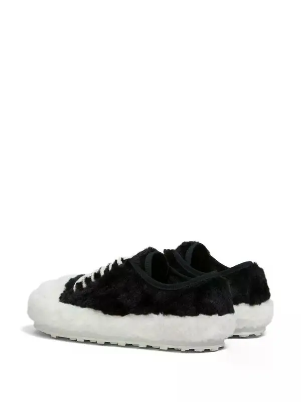 Marni Teddy Lace-up Sneakers - Black