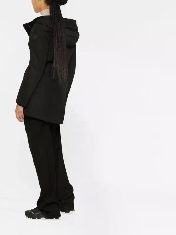 Woolrich Logo-patch Parka - Black