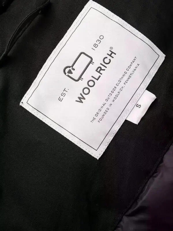 Woolrich Logo-patch Parka - Black