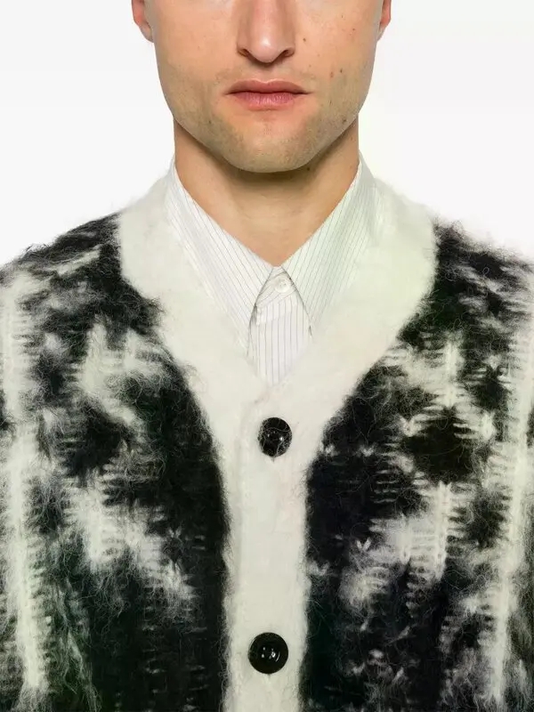 Sacai Patterned Pocket Cardigan