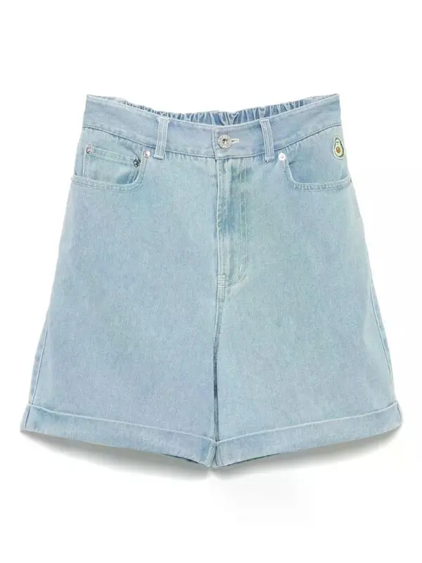 CHOCOOLATE Cotton Shorts - Blue