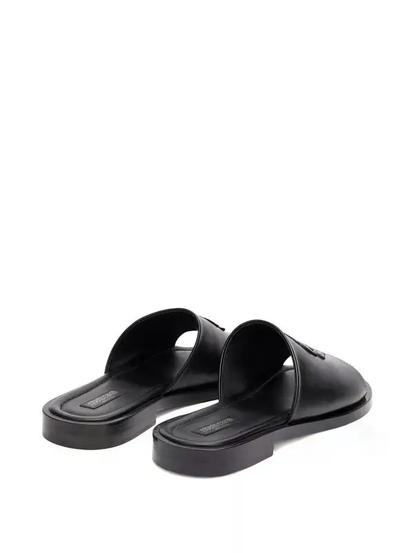 Roberto Cavalli Leather Slides