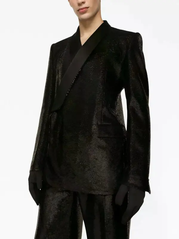 Dolce & Gabbana Single-breasted Sequin Blazer
