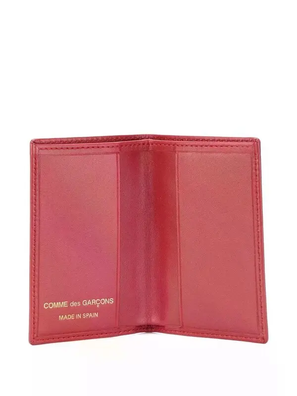 Comme Des Garçons Leather Wallet - Red