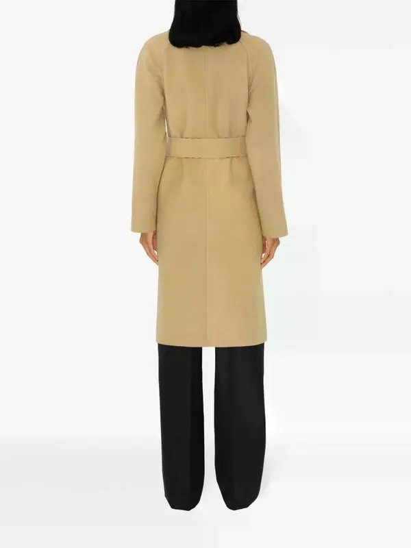 Burberry Reversible Wool Coat With Vintage Check Pattern