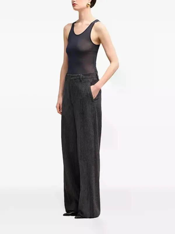 AMI Paris Pinstripe Tailored Trousers