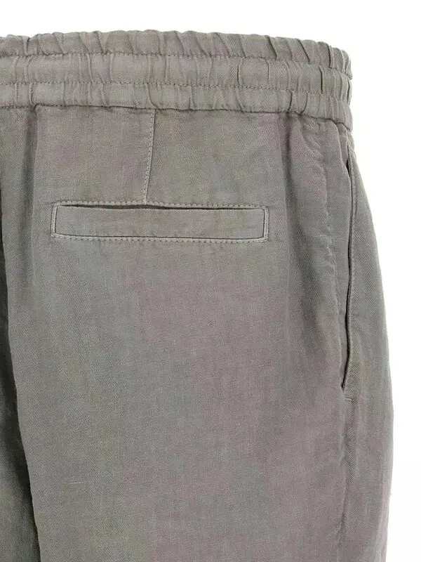 Brunello Cucinelli Linen Bermuda Shorts - Grey