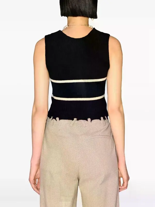AMBUSH Raw-cut Knitted Top