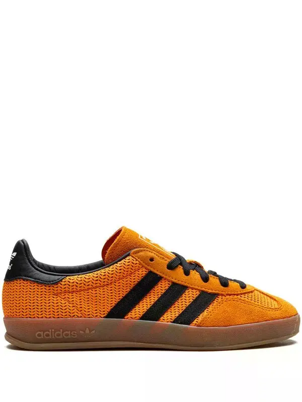 Adidas Gazelle Indoor Core Black Sneakers - Orange