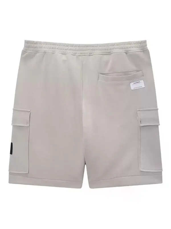 Izzue Logo-appliqué Cargo Shorts - Grey