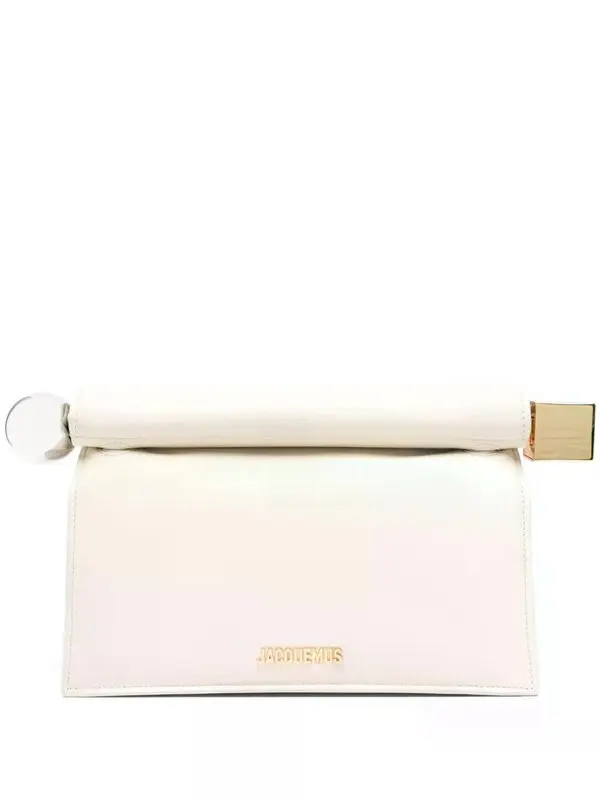 Jacquemus Rond Carré Clutch Bag - Neutrals