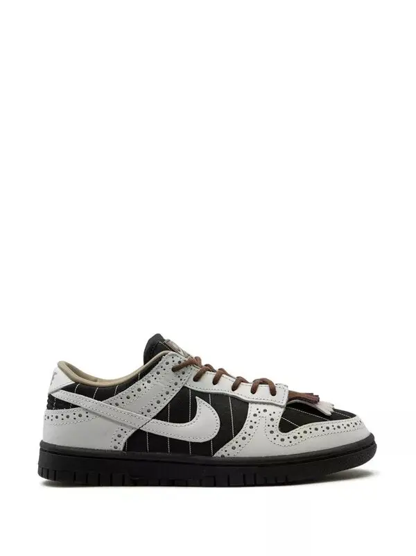 Nike Dunk Low Brogue Pinstripe Sneakers - Black