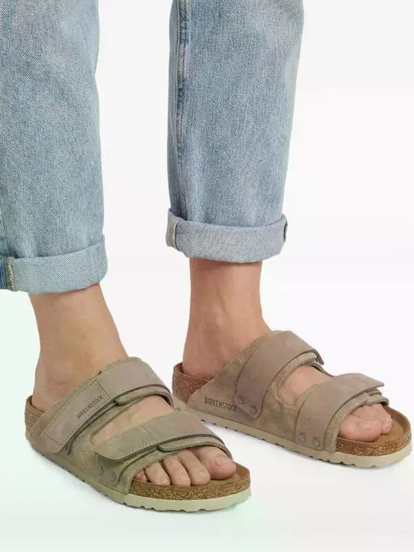 BIRKENSTOCK Kyoto Touch-strap Leather Sandals
