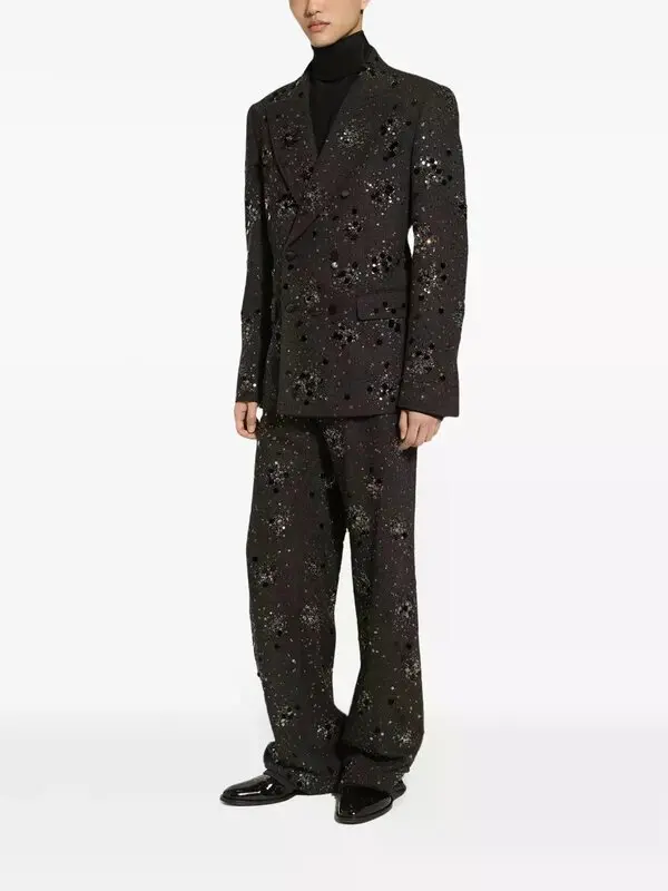 Dolce & Gabbana Sequin Embellishment Trousers