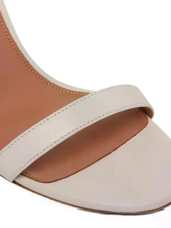 AQUAZZURA Hibiscus Leather Sandals - Neutrals