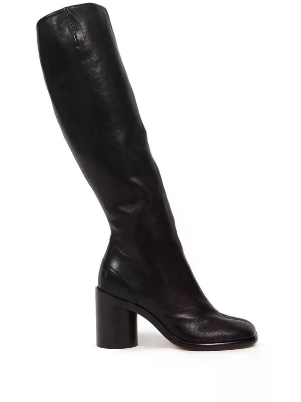 MAISON MARGIELA Tabi Knee-high Boots - Black