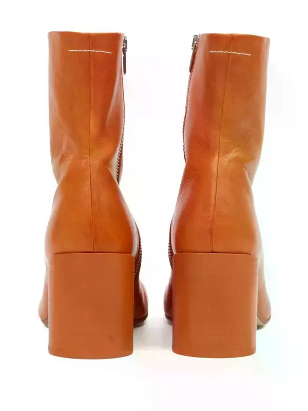 MAISON MARGIELA 70mm Stitch-out Leather Boots