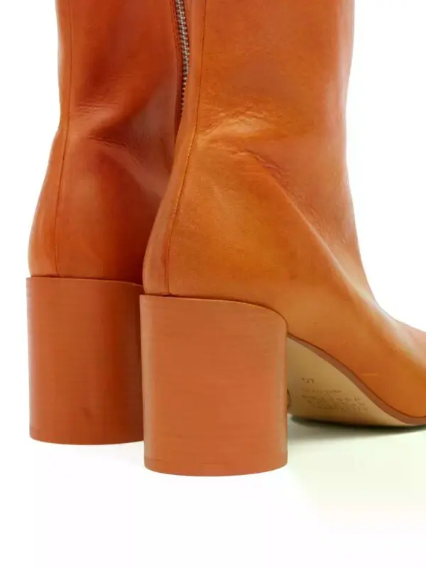 MAISON MARGIELA 70mm Stitch-out Leather Boots