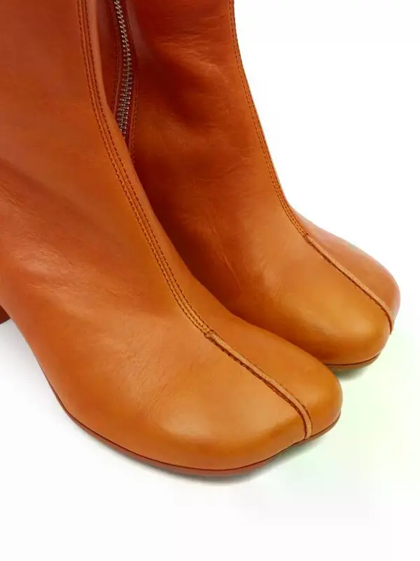 MAISON MARGIELA 70mm Stitch-out Leather Boots