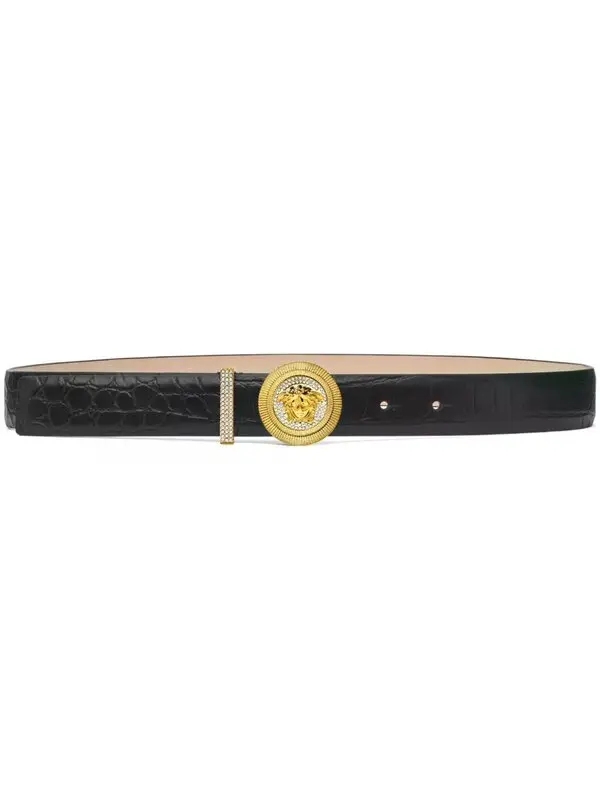 Versace Medusa Biggie Belt - Black
