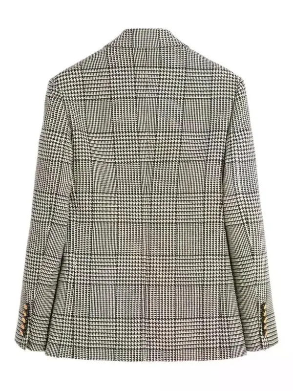 Valentino Garavani Houndstooth Single-breasted Blazer - Neutrals