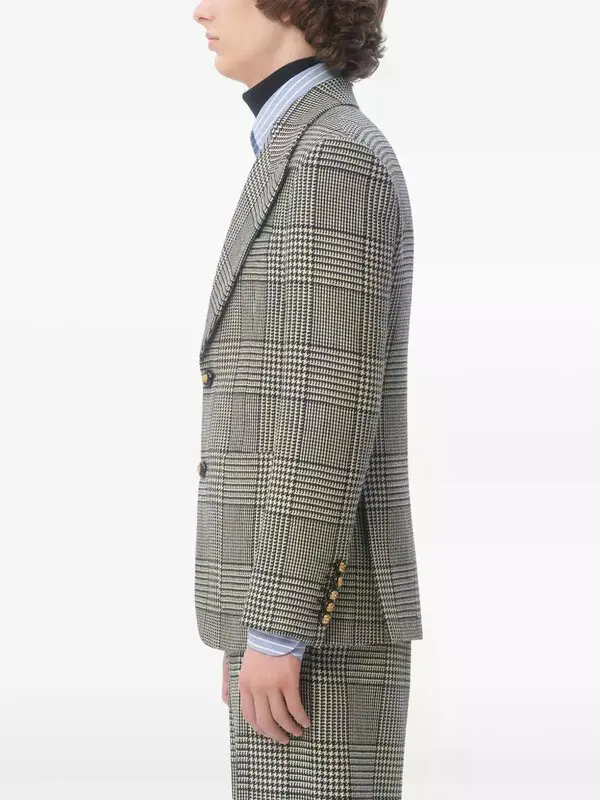 Valentino Garavani Houndstooth Single-breasted Blazer - Neutrals