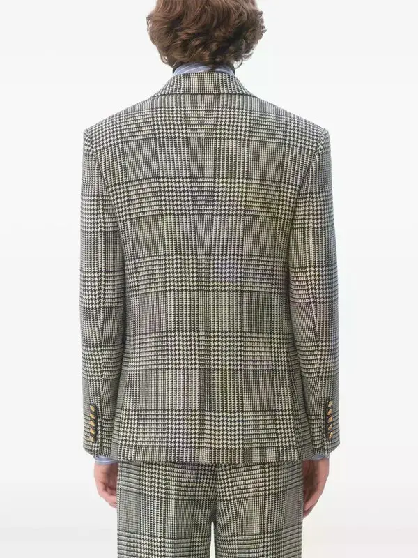 Valentino Garavani Houndstooth Single-breasted Blazer - Neutrals