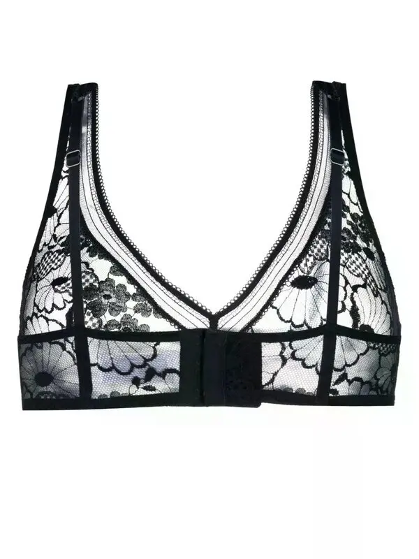 ERES Millefleurs Lace Triangle Bra - Blue