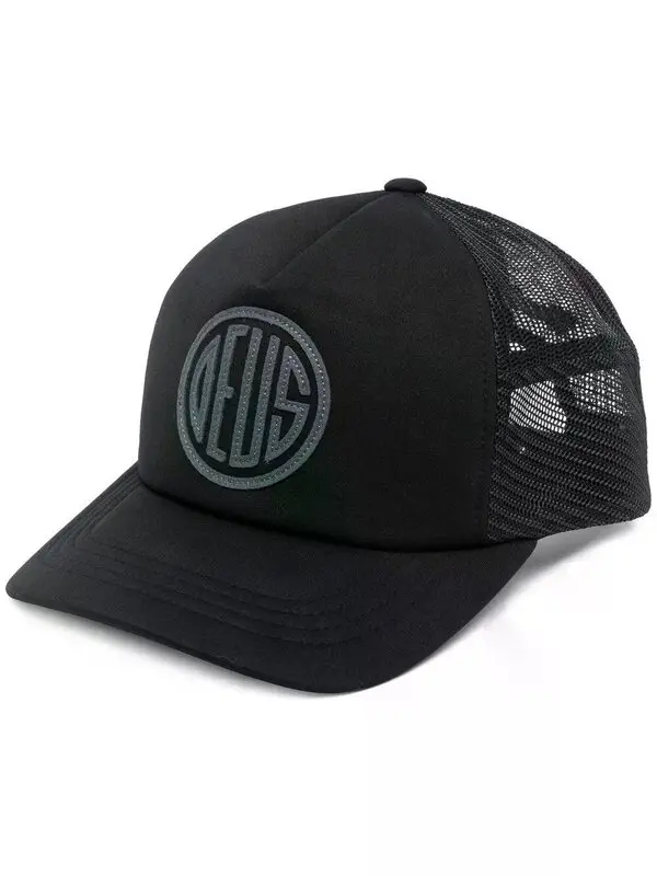 Deus Ex Machina Logo-embellished Mesh-panelled Cap - Black