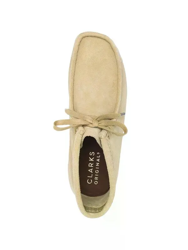Clarks Wallabee Suede Ankle Boots - Neutrals