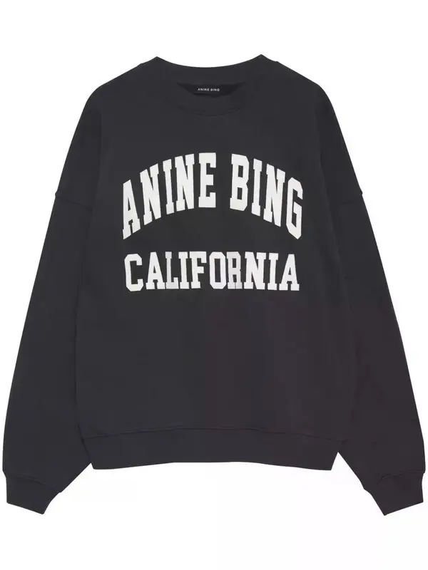 ANINE BING Miles Organic-cotton Sweatshirt