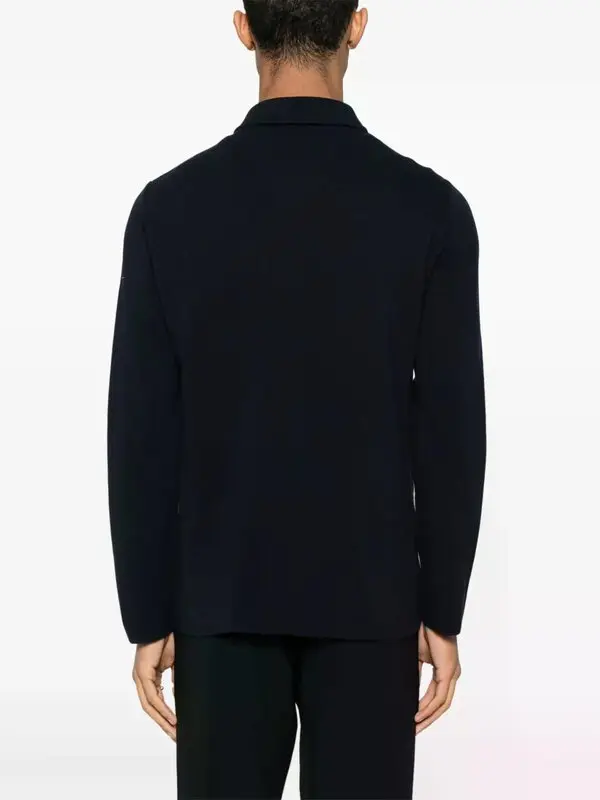 LARDINI Midnight Cotton Shirt Jacket