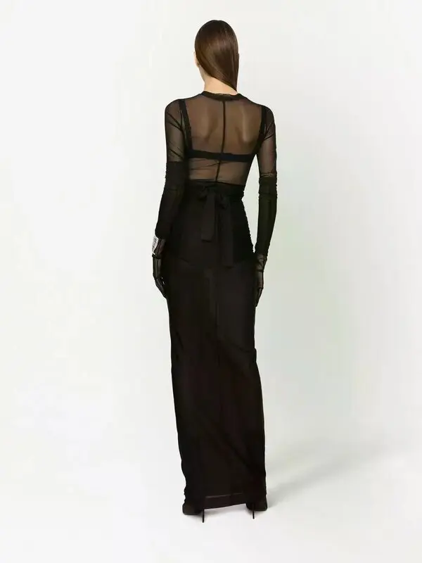 Dolce & Gabbana Tulle Crop Top
