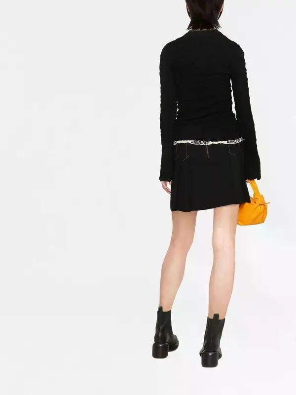AMBUSH Textured Logo-hem Knit Jumper