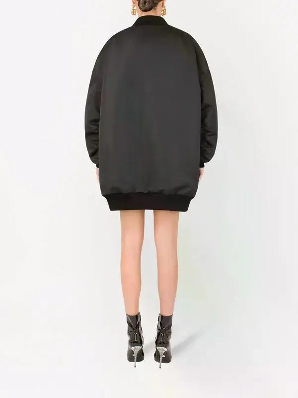 Dolce & Gabbana Logo-tag Duchesse Bomber Jacket