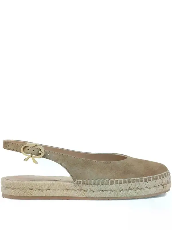 GIANVITO ROSSI Paz Raffia Espadrilles