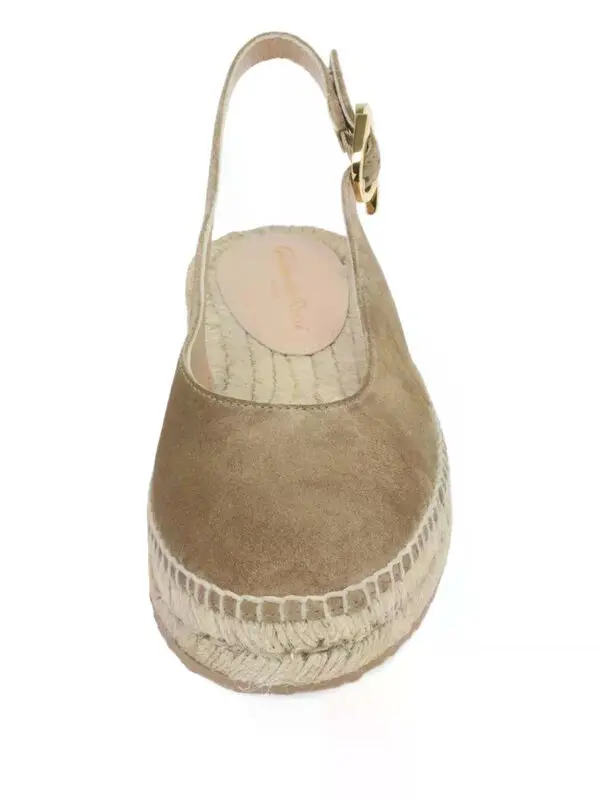 GIANVITO ROSSI Paz Raffia Espadrilles