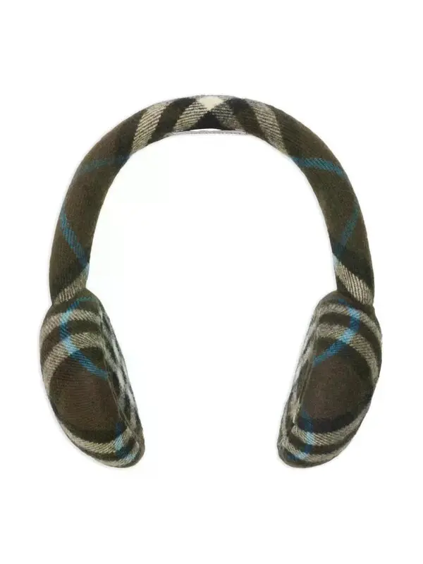 Burberry Vintage Check Wool Earmuffs