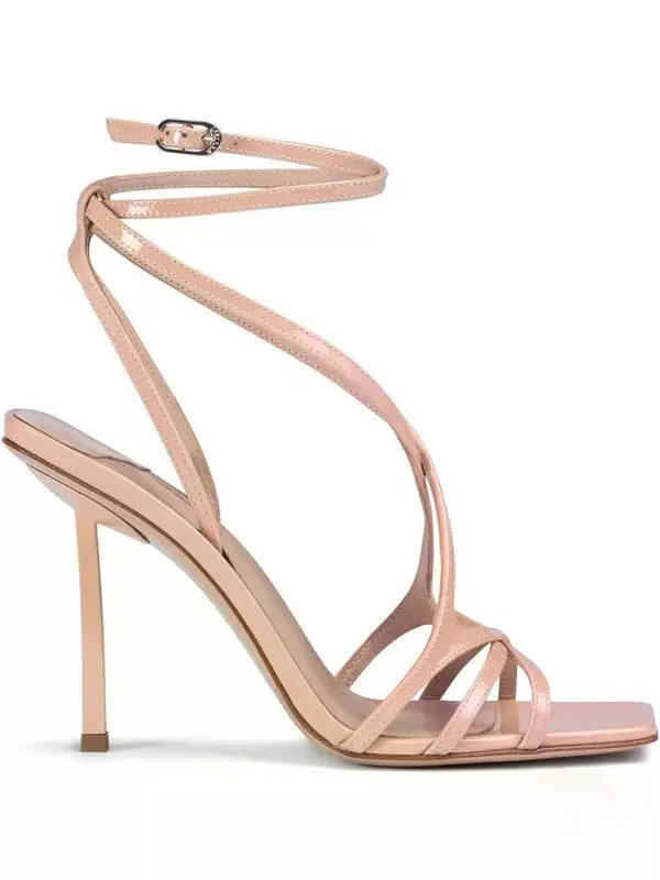 LE SILLA 95mm Belen Sandals - Neutrals