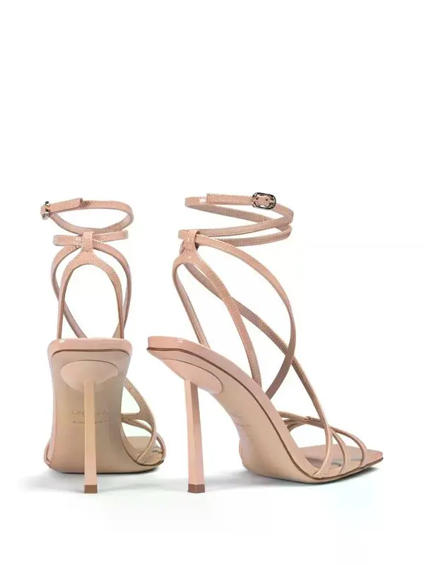 LE SILLA 95mm Belen Sandals - Neutrals