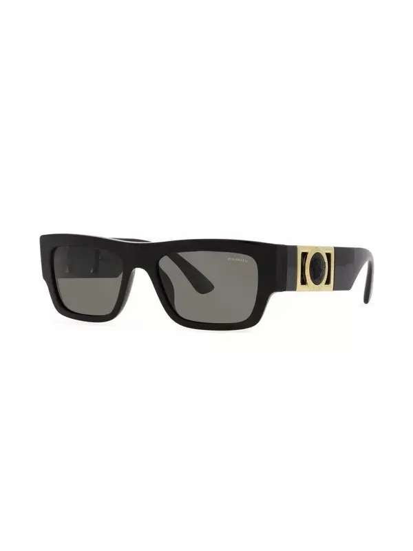 Versace Logo-plaque Square-frame Sunglasses